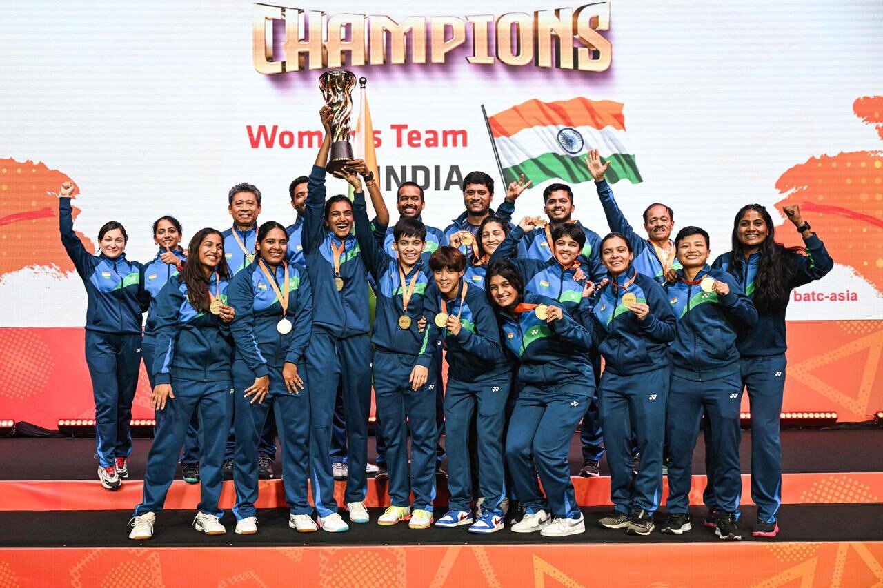 Historic Gold at Badminton Asia Team Championship