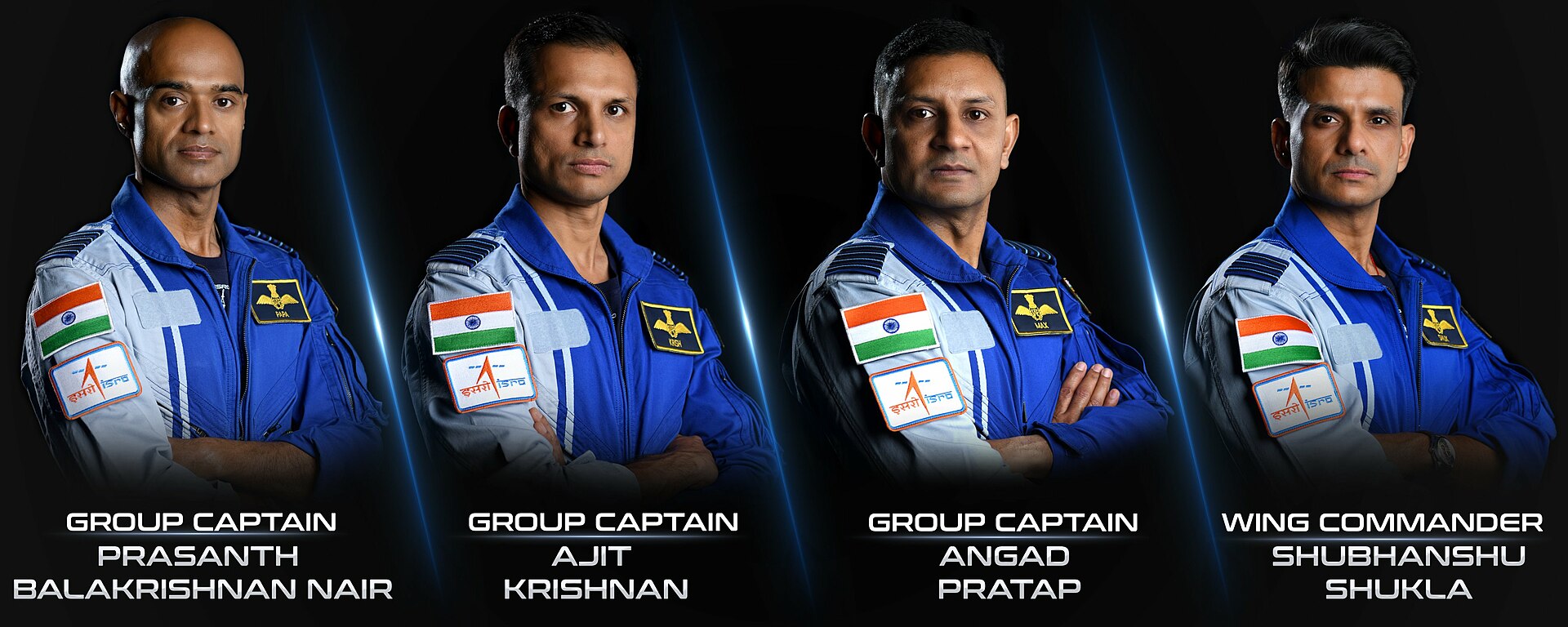 Meet the Astronauts of Gaganyaan India's first manned space mission